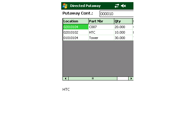 Directed Putaway | RF BARCODE SYSTEMS