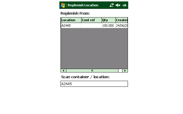 Replenishment | RF BARCODE SYSTEMS